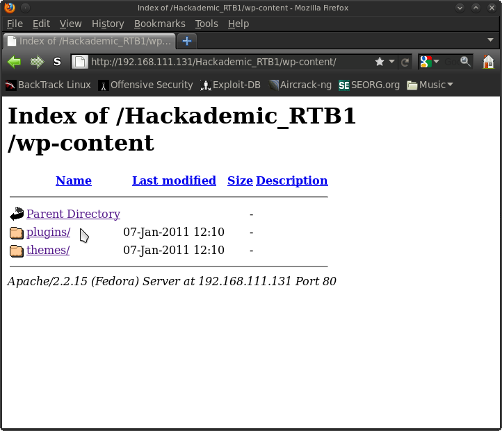 FuzzySecurity | Tutorials: Hackademic.RTB1