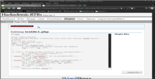 FuzzySecurity | Tutorials: Hackademic.RTB1