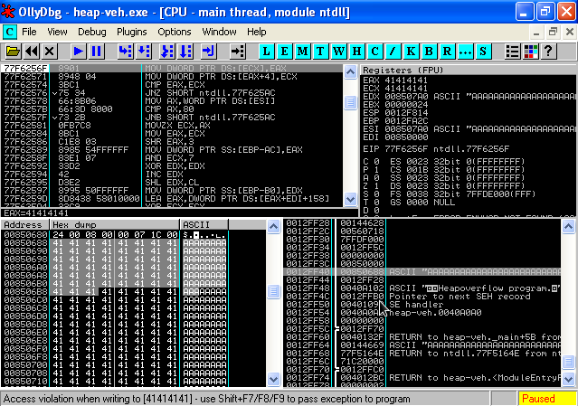 FuzzySecurity | Heap Overflows For Humans 101
